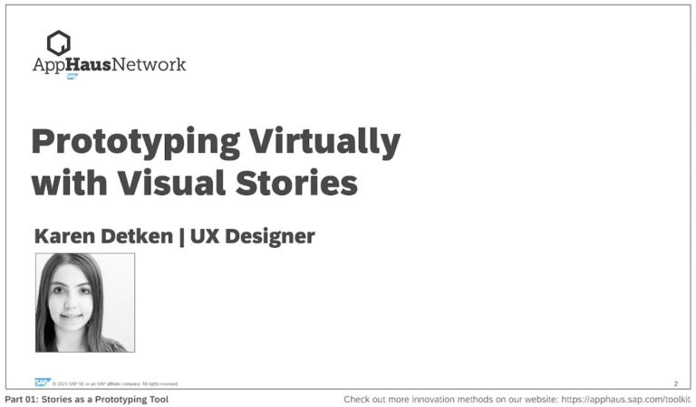 SAP AppHaus • Scenes – Every great experience starts with a great story