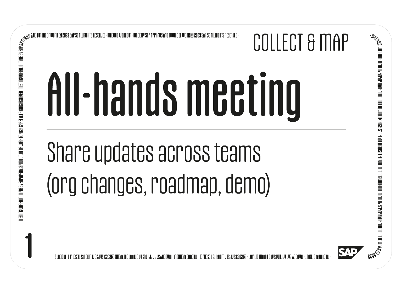 SAP AppHaus • Meeting Workout